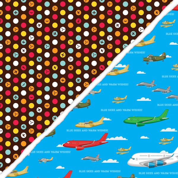Aviation Wrapping Paper - Etsy