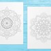 Mandala Coloring Book PDF for Adults Printable Stress Relief Pages - Etsy