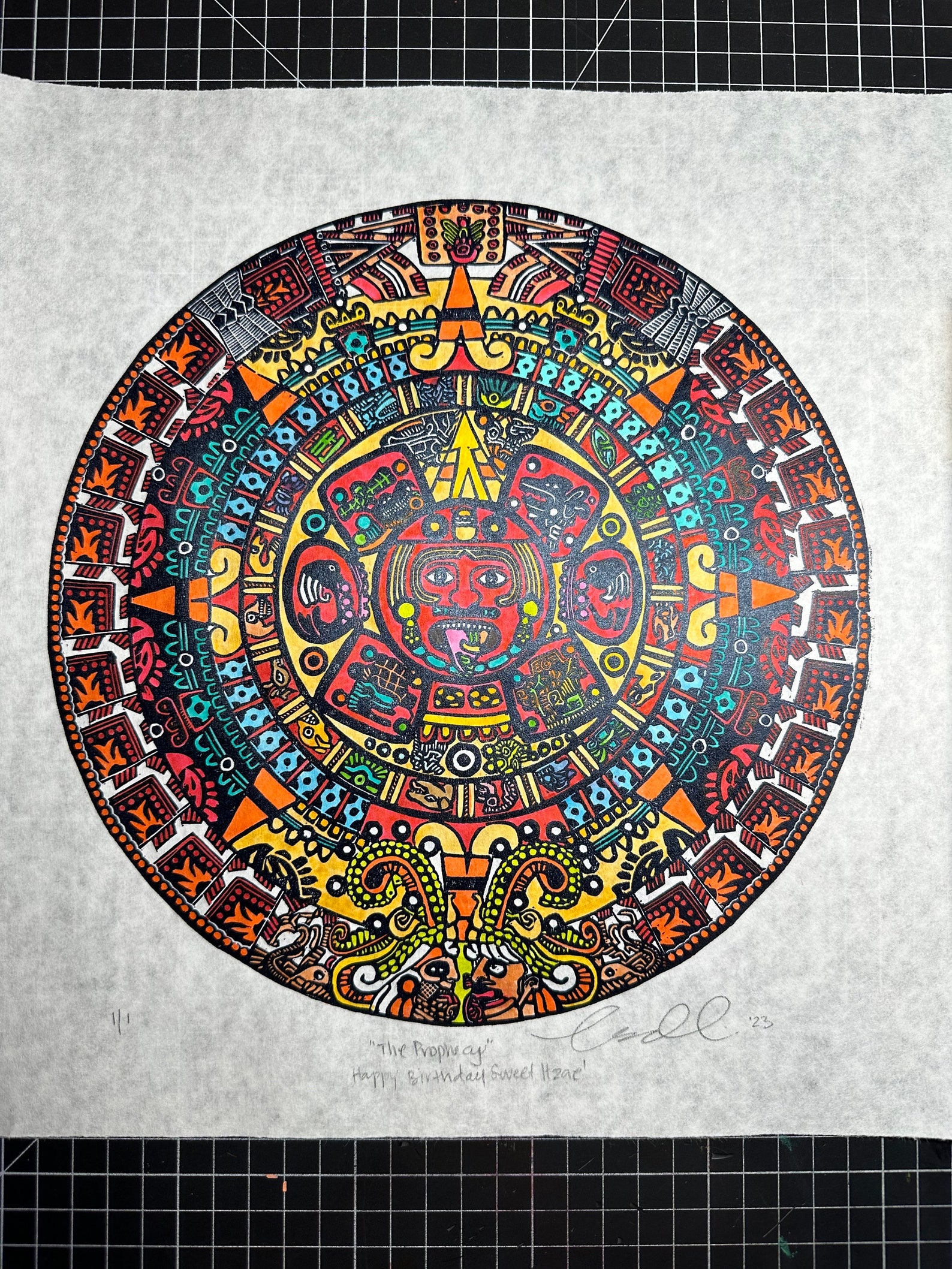 The Prophecy (mayan Calendar) - Etsy