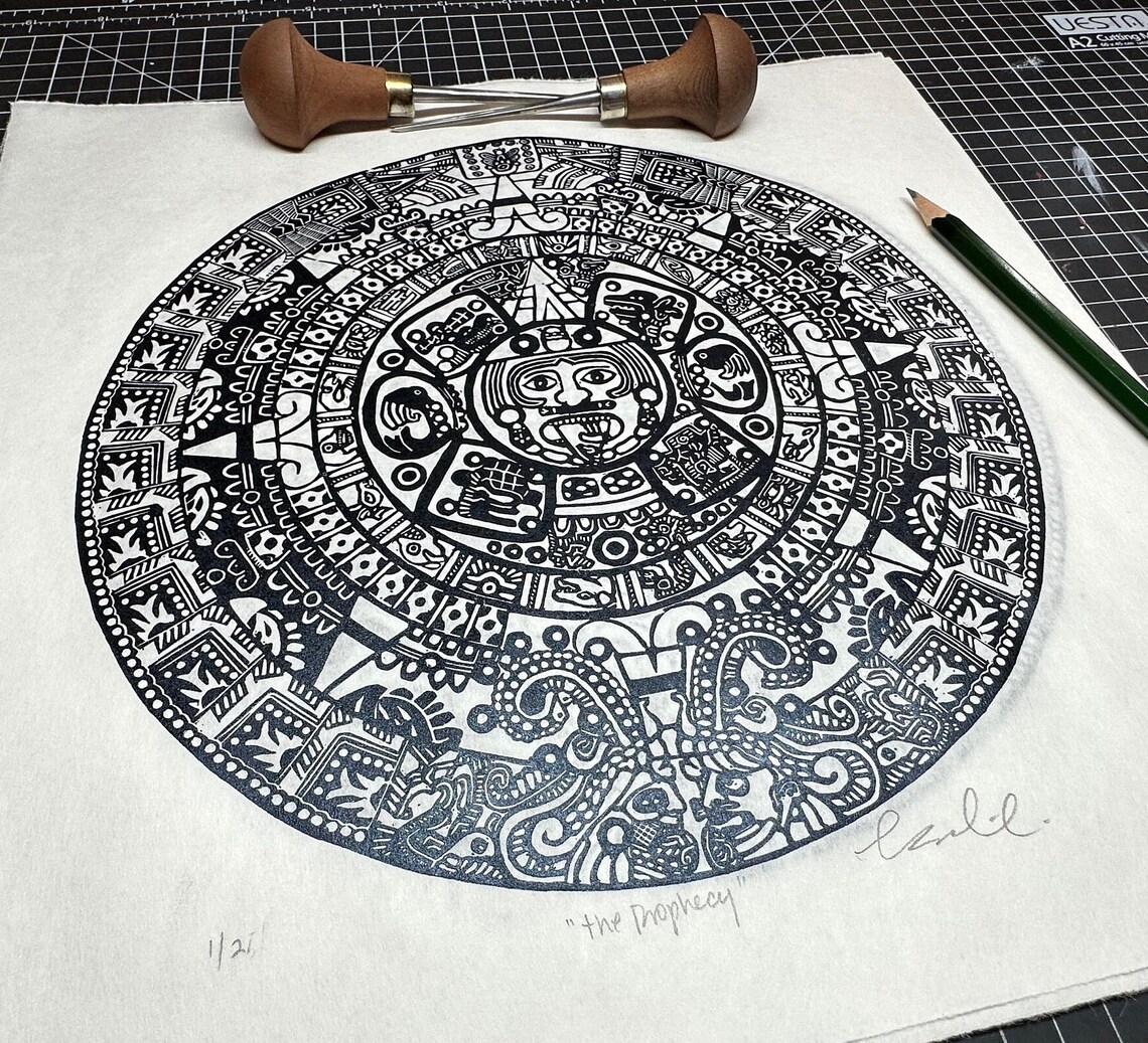The Prophecy (mayan Calendar) - Etsy