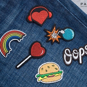 Cartoon Bomb Patch. Dynamite Embroidered Patch. Badge Sign Applique ...