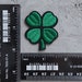 Good Luck Irish Clover Patch 1 3/4", St Patricks Day Gift, Four-leaf ...
