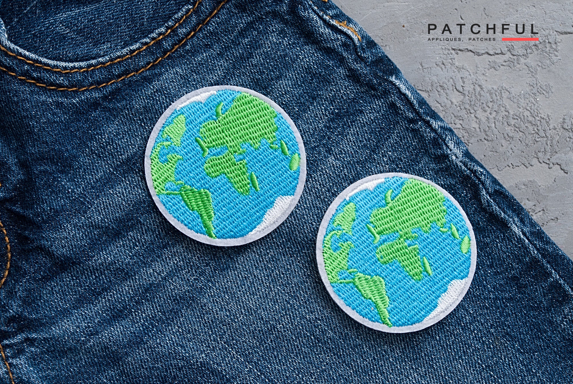Planet Patch. Earth, World, Outer Space, Solar System Badge. Earth Day ...