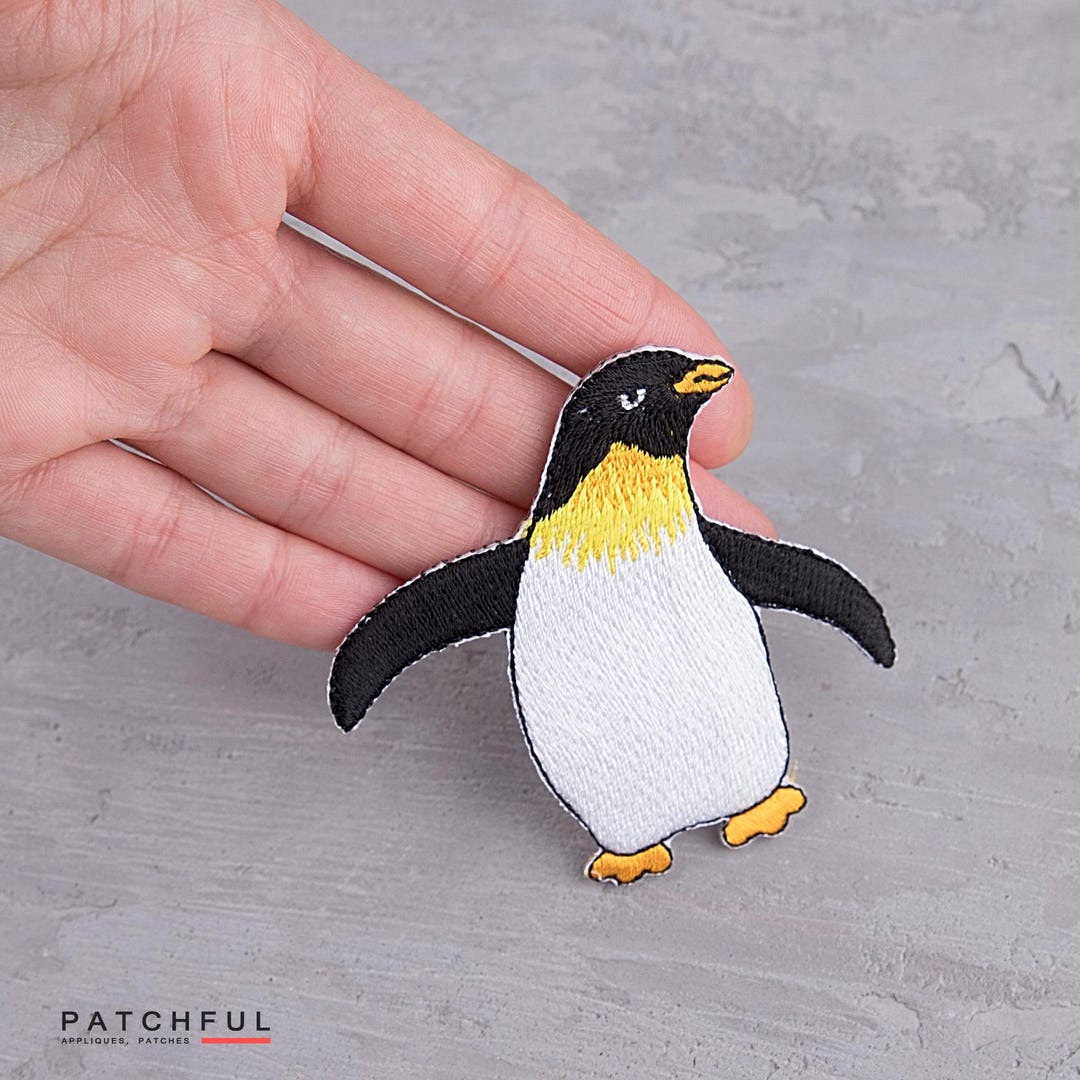 Penguin Embroidered Patch – Iron-on Sew-on Patch for Jackets, Denim ...