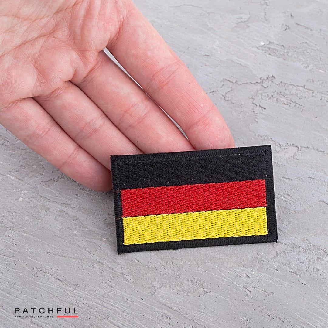 Germany Flag Patch 65mm, Jacket Bag T Shirt Hat Badge, Souvenir Gift ...
