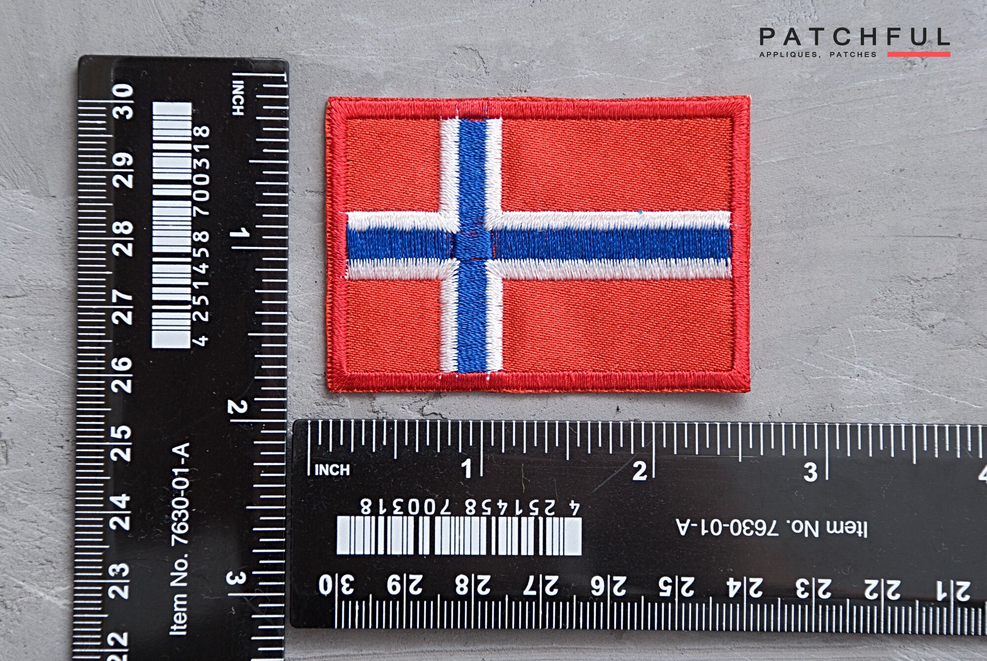 Norway Flag Patch 2 3/8 World Flag Badge Embroidered | Etsy