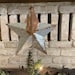 5" Vintage Style Americana Galvanized With Rusted Rustic Accents Metal ...
