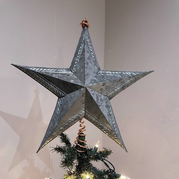 Rustic Tree Topper - Etsy