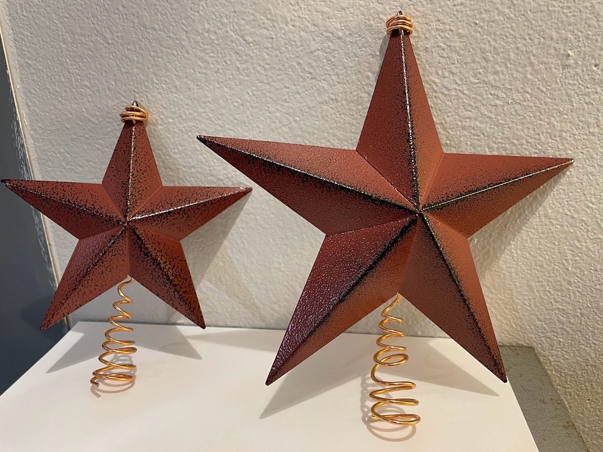 Choice of Colors/styles of Red Vintage Style Rustic Metal Star - Etsy