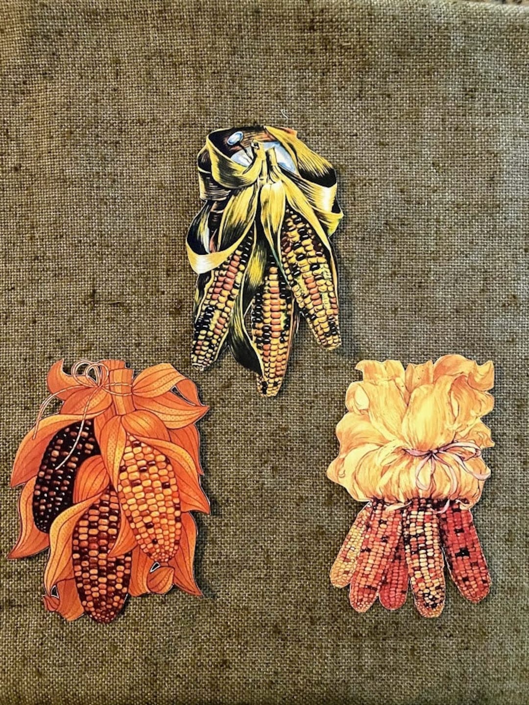 Sizes up to 15" Choice 3 Vintage Style Thanksgiving Fall Autumn Indian ...