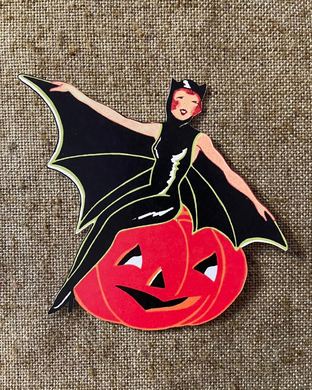 Sizes up to 11 Vintage Style Art Deco Bat Woman Witch - Etsy