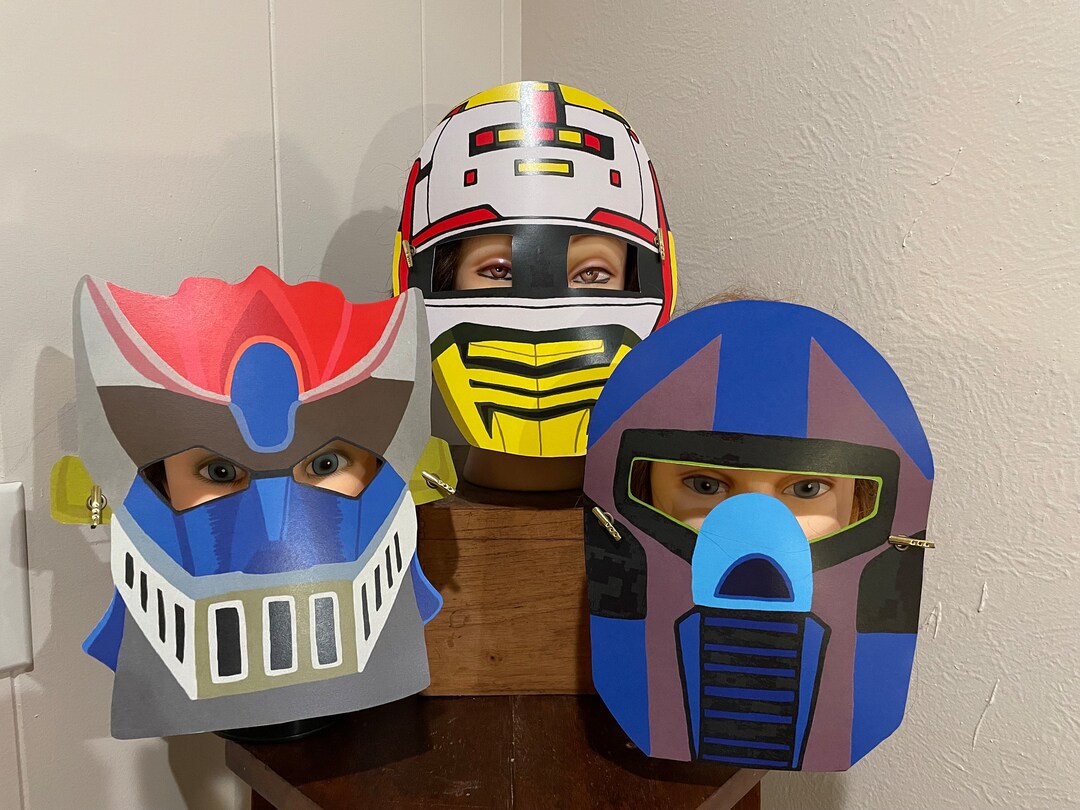 ADULT/KIDS Pick Vintage Style Robot Automatron Alien Halloween MASK ...