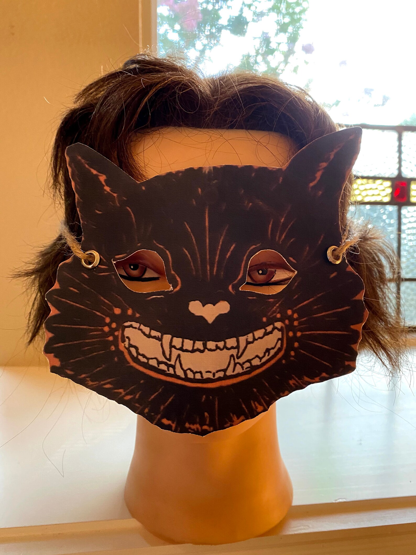 Choice Vintage Style Cat Cardstock Paper Halloween MASK | Etsy