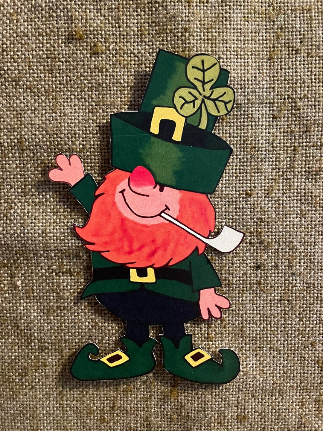 Sizes up to 17" Vintage Style Red Haired Leprechaun St. Patrick's Day ...