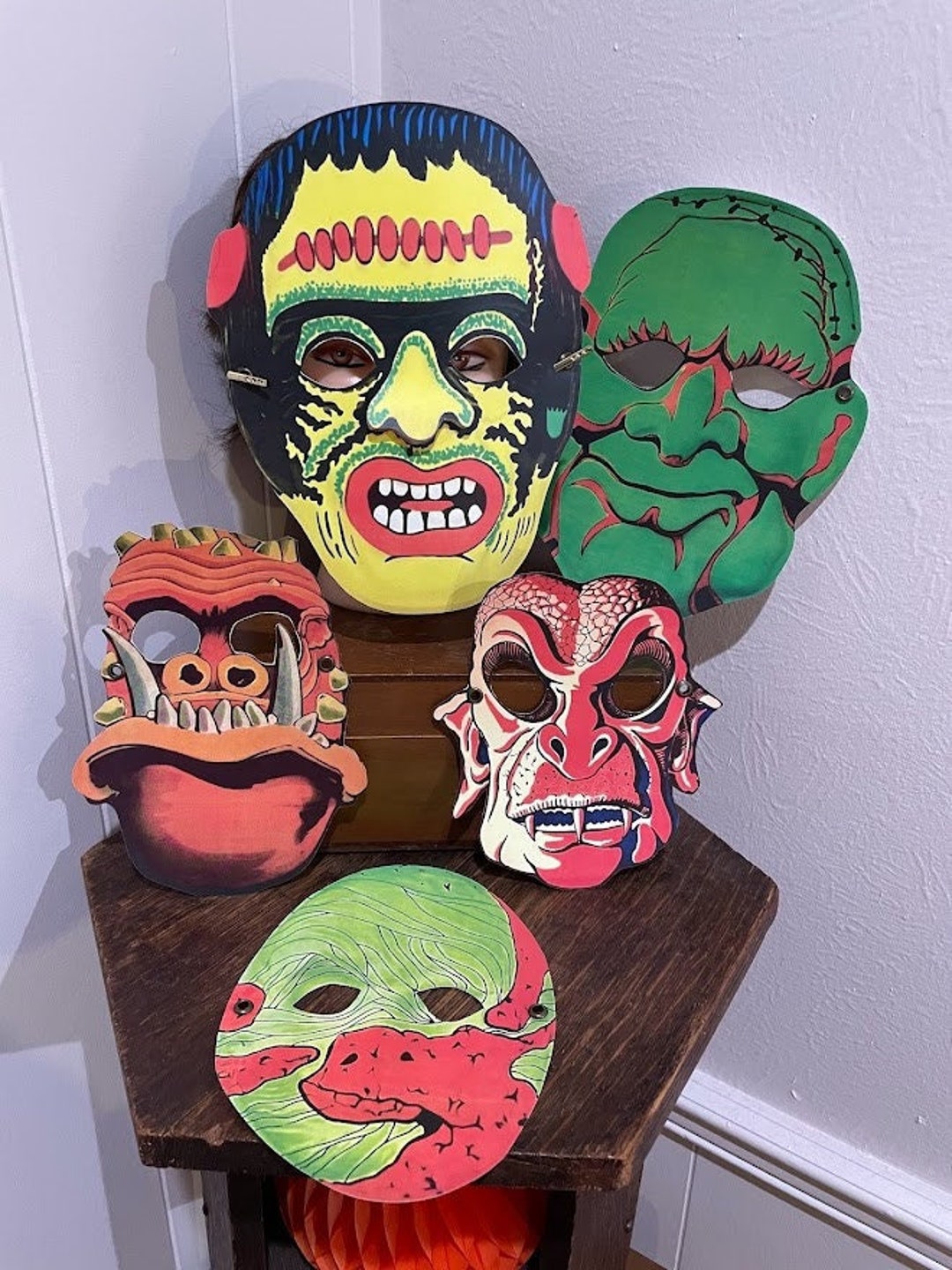 ADULT & KIDS Pick Vintage Style Monster,mummy,ghouls Cardstock ...