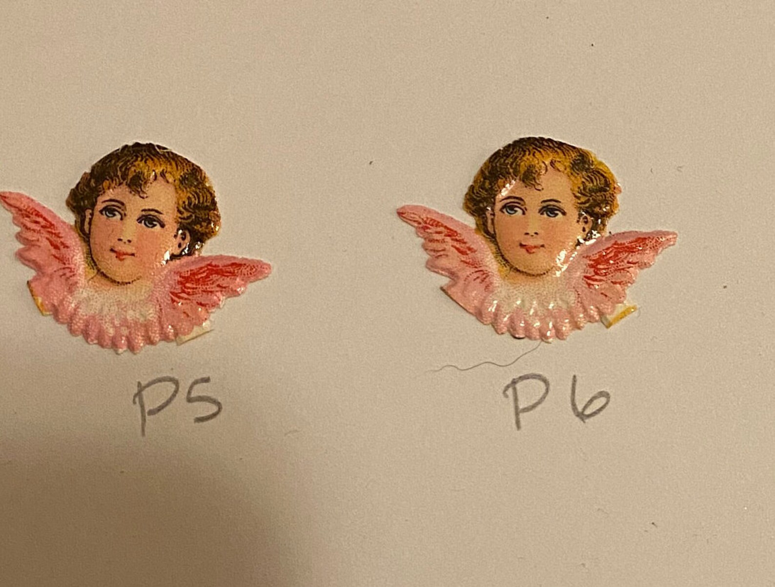 Choice of Vintage 1 German Angel Heads Wings Embossed - Etsy