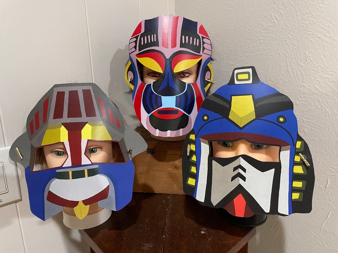 ADULT/KIDS Pick Vintage Style Robot Automatron Alien Halloween MASK ...