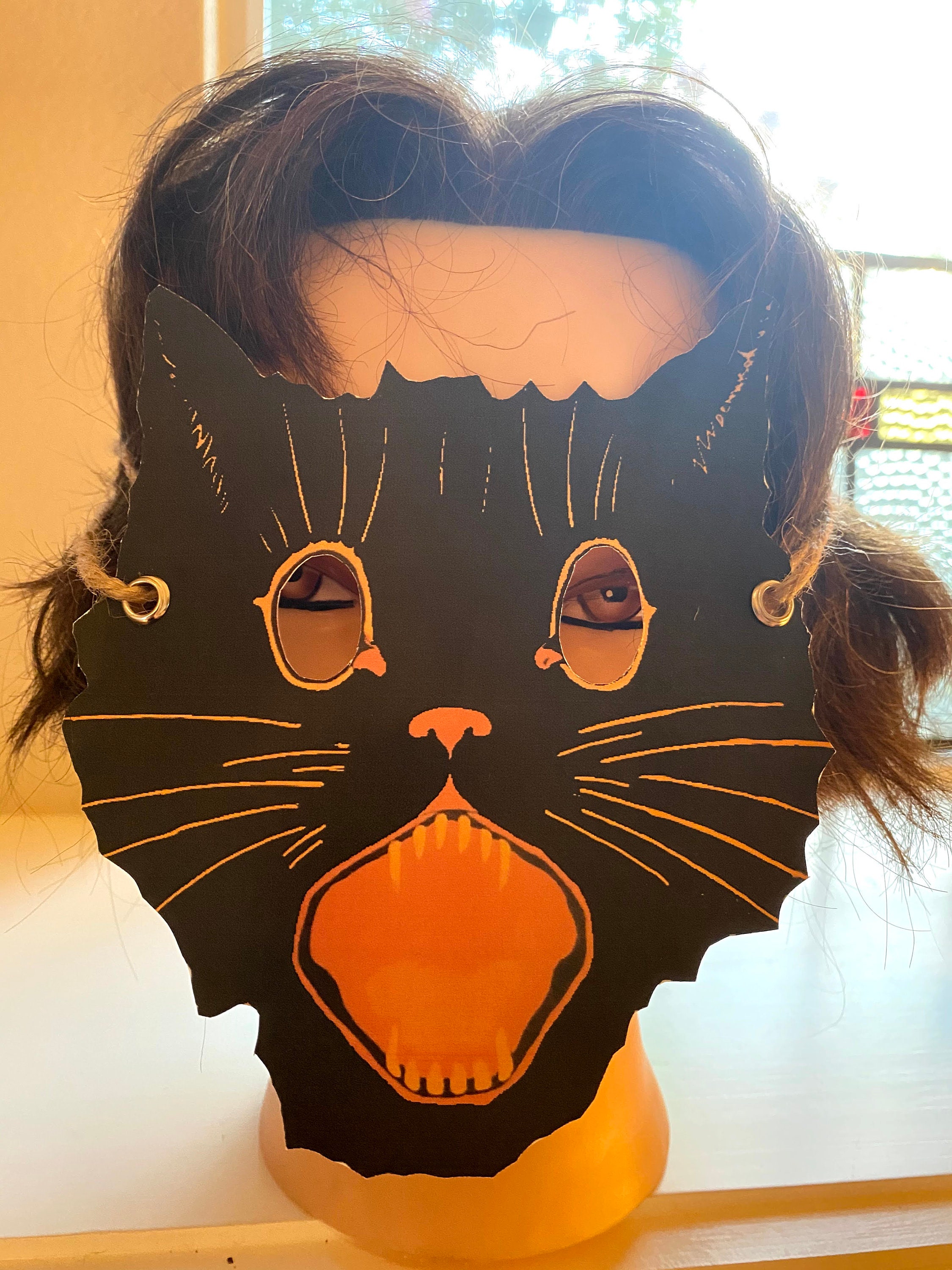 Choice Vintage Style Cat Cardstock Paper Halloween MASK | Etsy