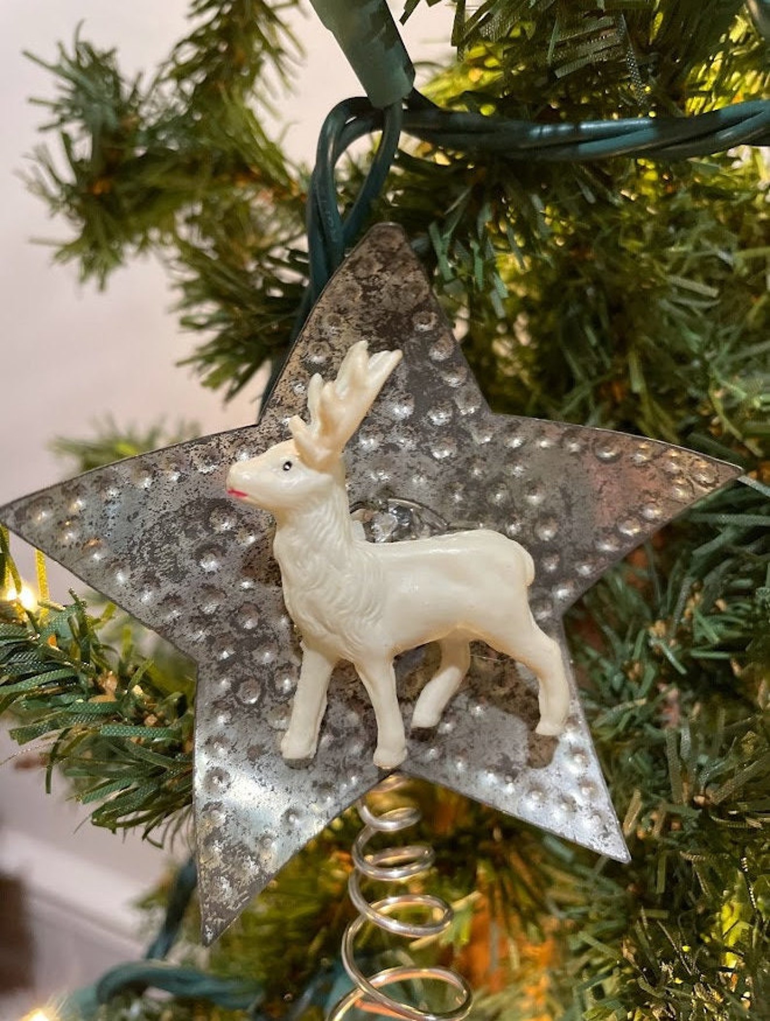 Antique Vintage 1940's Celluloid Plastic Reindeer on - Etsy