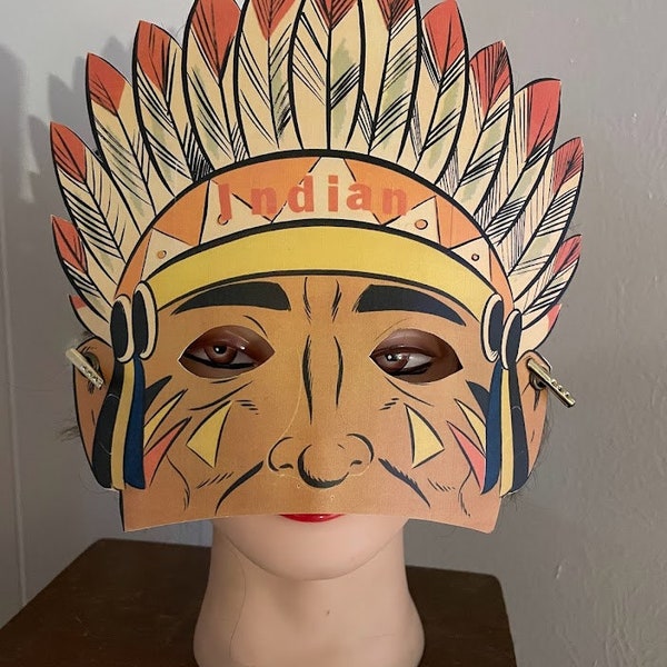 Indian Masquerade Mask - Etsy