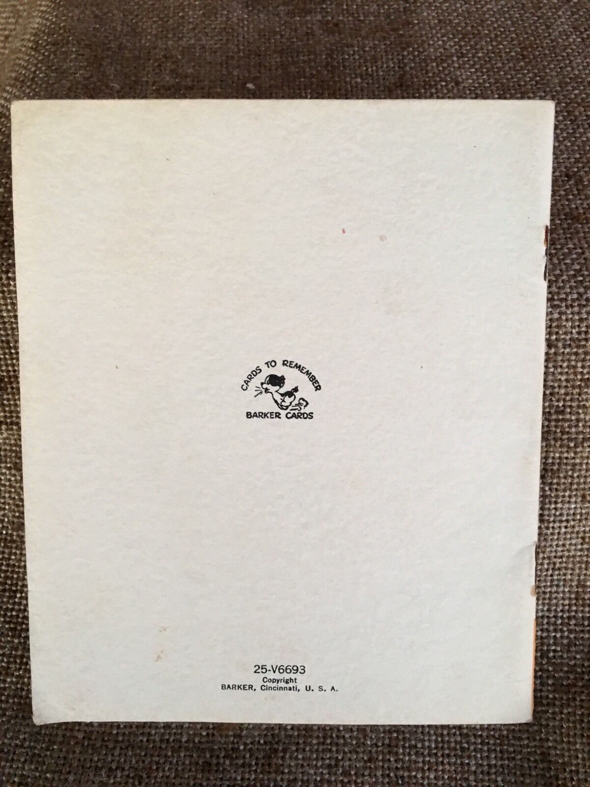 NOS 1950's Vintage Barker Cards Valentine 4 Page Book Card, "how Long ...