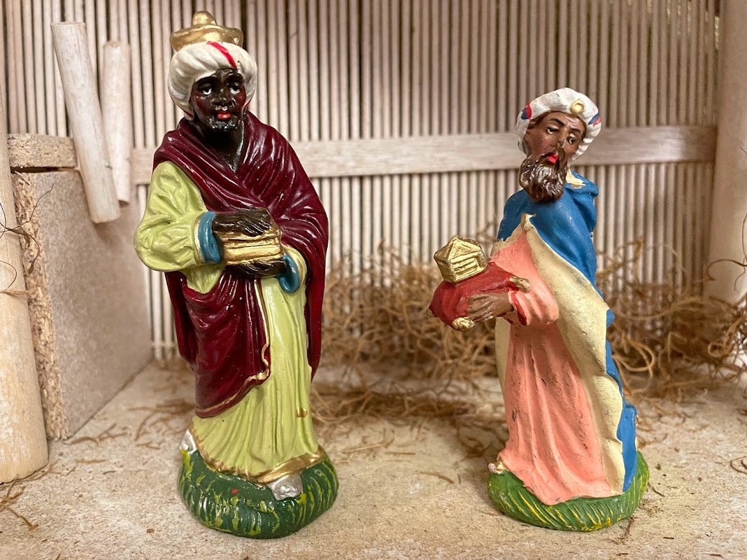 Choice of 2 Vintage Italian Composition Black King Balthazar Easter ...