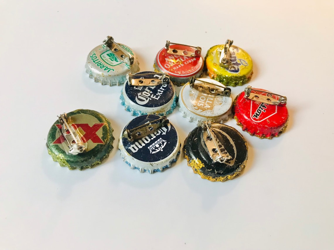 Virgen De Guadalupe Mother Mary Recycled Bottle Cap Pin or Magnet - Etsy