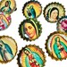 Virgen De Guadalupe Mother Mary Recycled Bottle Cap Pin or Magnet - Etsy