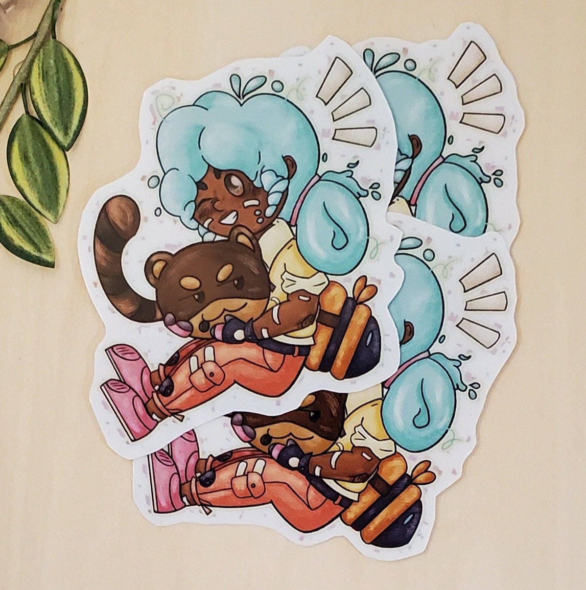 Beatrix Lebeau Sticker and Magnet | Slime Rancher Ringtail Slime Video ...