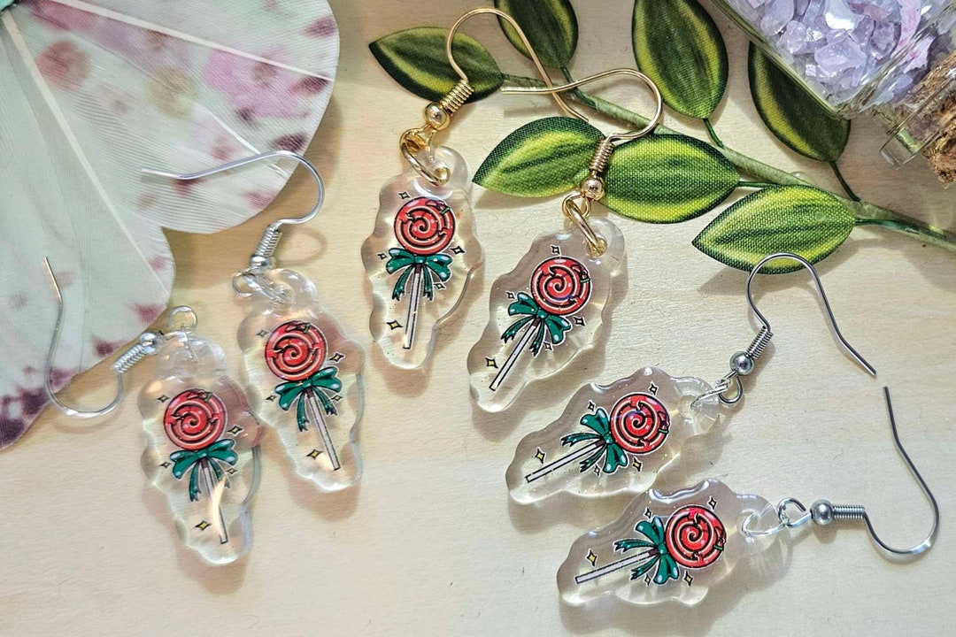 Sprinkle Lollipop Earrings | Dungeons & Dragons Dnd Critical Role ...