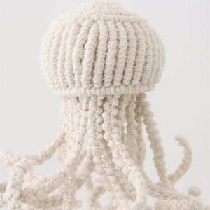 MACRAME PATTERN / 3D Jellyfish / Octopus / Animal / DIY / Pdf / Macrame ...