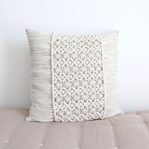Macrame Pillow - Etsy