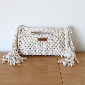 MACRAME PATTERN / Clutch Bag With Removable Shoulder Strap / Hand Bag ...