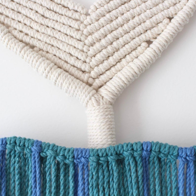 MACRAME PATTERN / Whale Tail Hanging / Mermaid Tail Tapestry / - Etsy