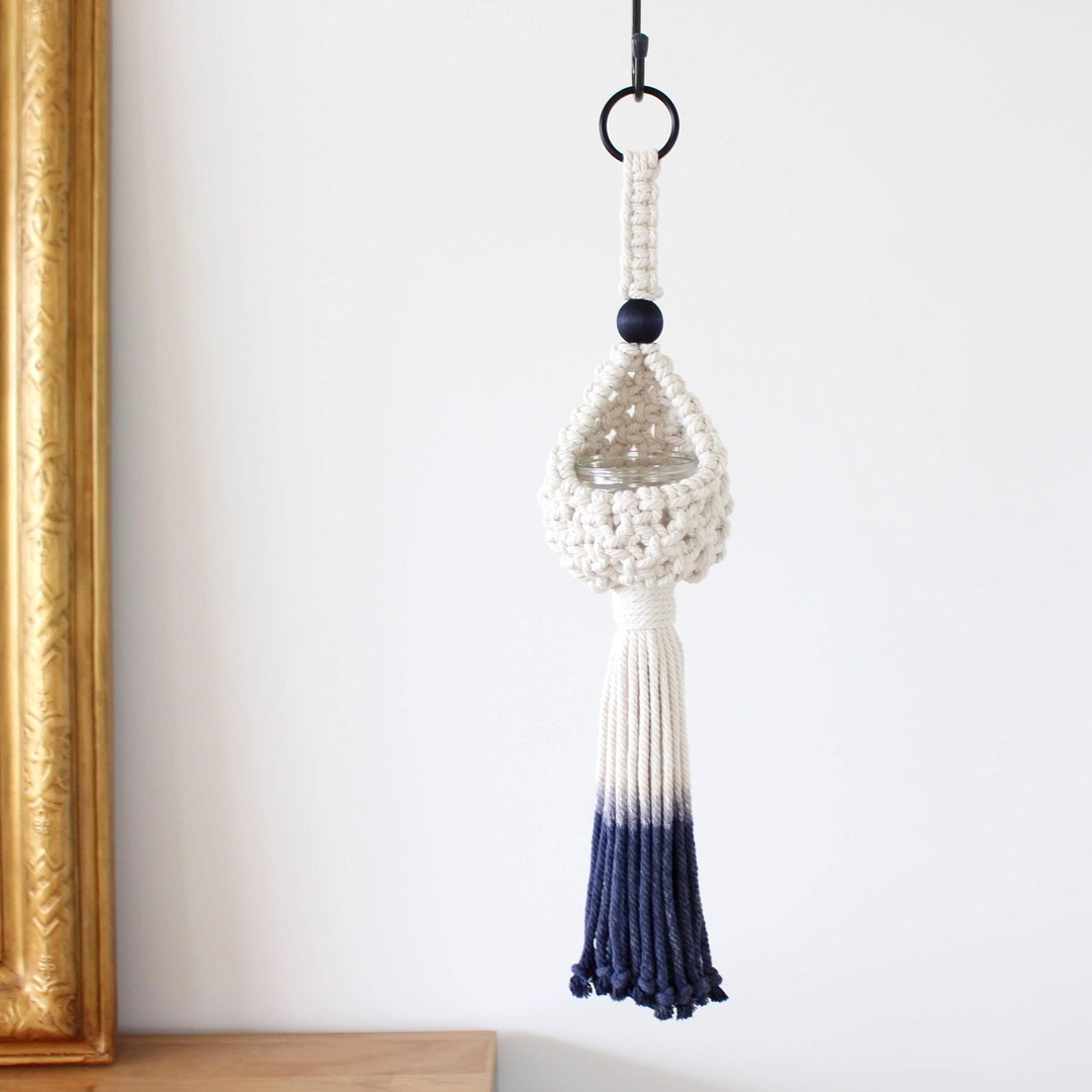 MACRAME HANGING POD / Hanging Basket / Plant Holder / Bird Feeder ...