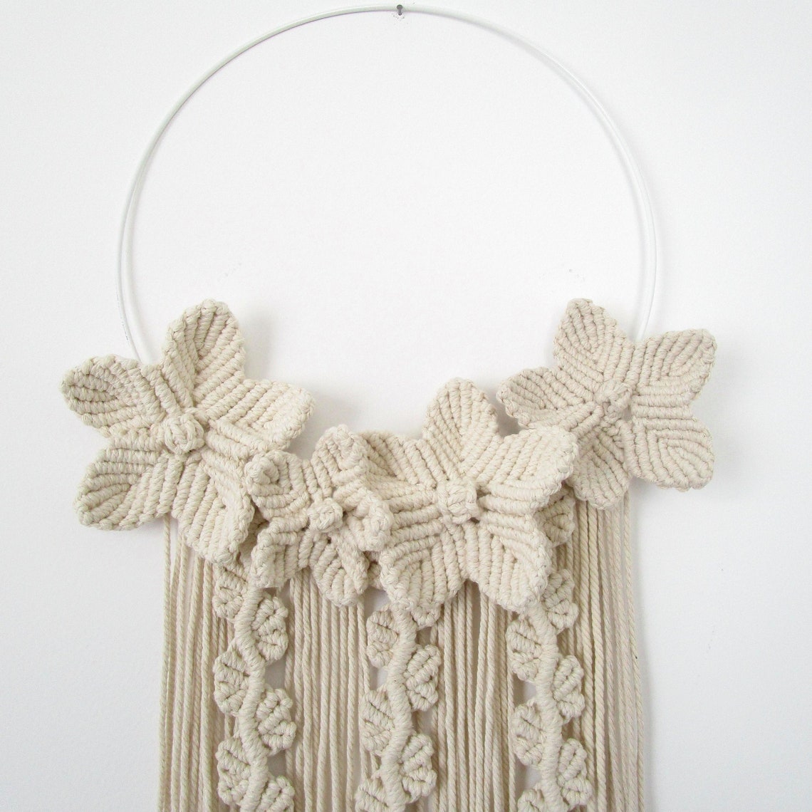 MACRAME PATTERN / Flowery Wall Hanging / Tapestry / Flowers / - Etsy