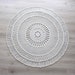 MACRAME PATTERN / Macrame Rug Tutorial / Round Mandala-inspired Rug ...