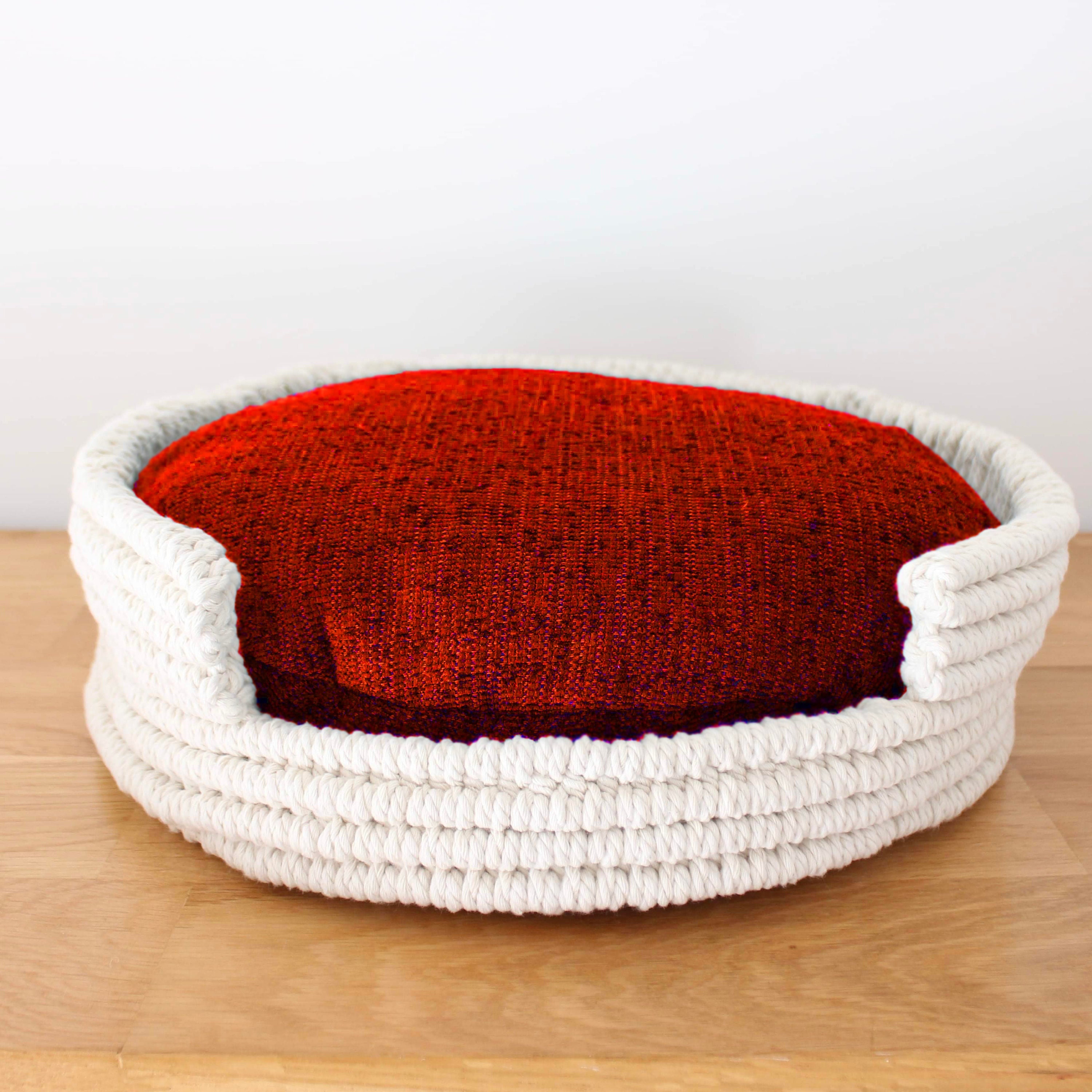 MACRAME PATTERN / Cat Basket / Dog Basket / Pet Bed / DIY / Pdf ...