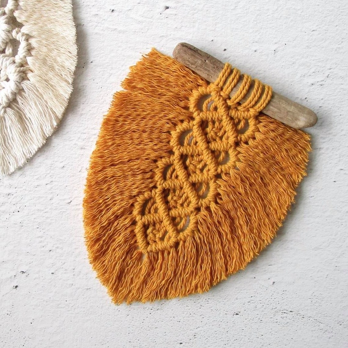 MACRAME PATTERN / Bohemian Feather / Leaf / DIY Kit / Pdf / - Etsy
