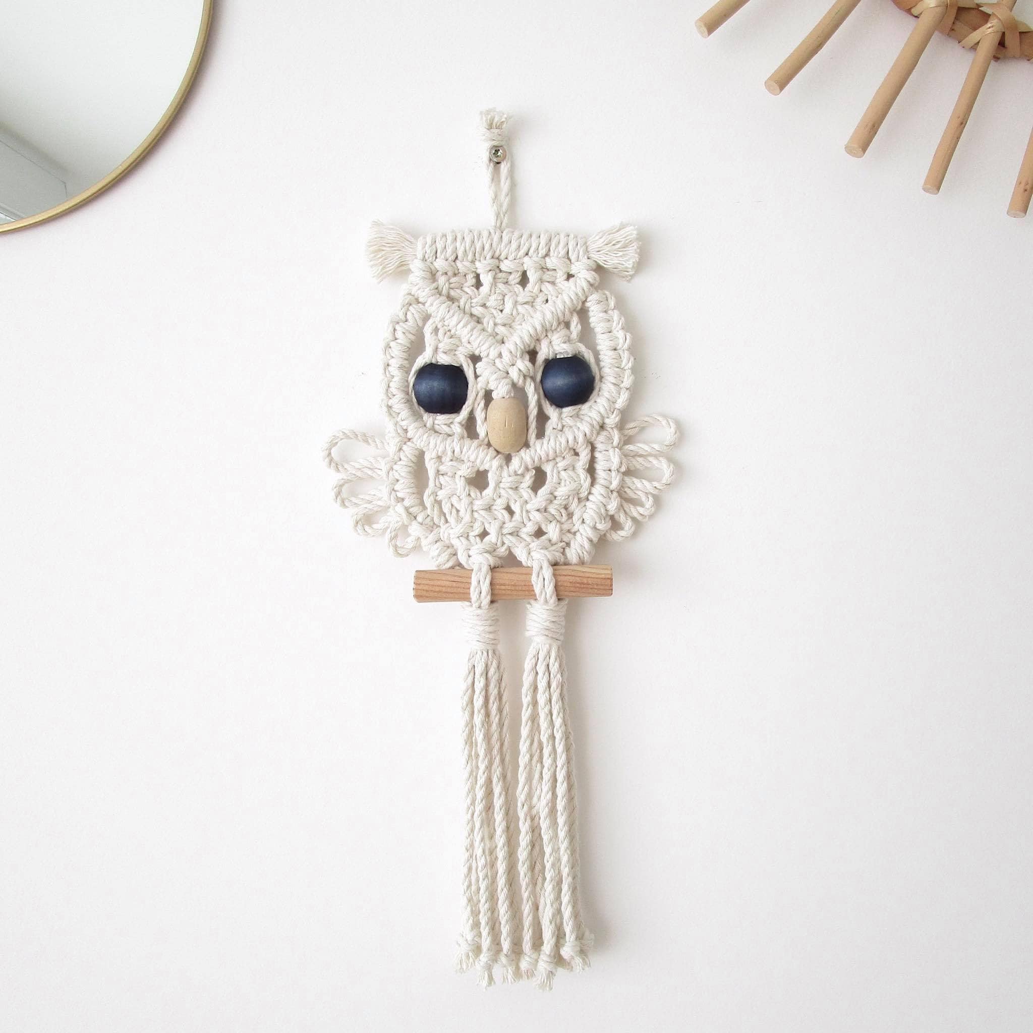MACRAME PATTERN / Owl / Owlet / Bird / Animal / DIY Kit / Pdf | Etsy