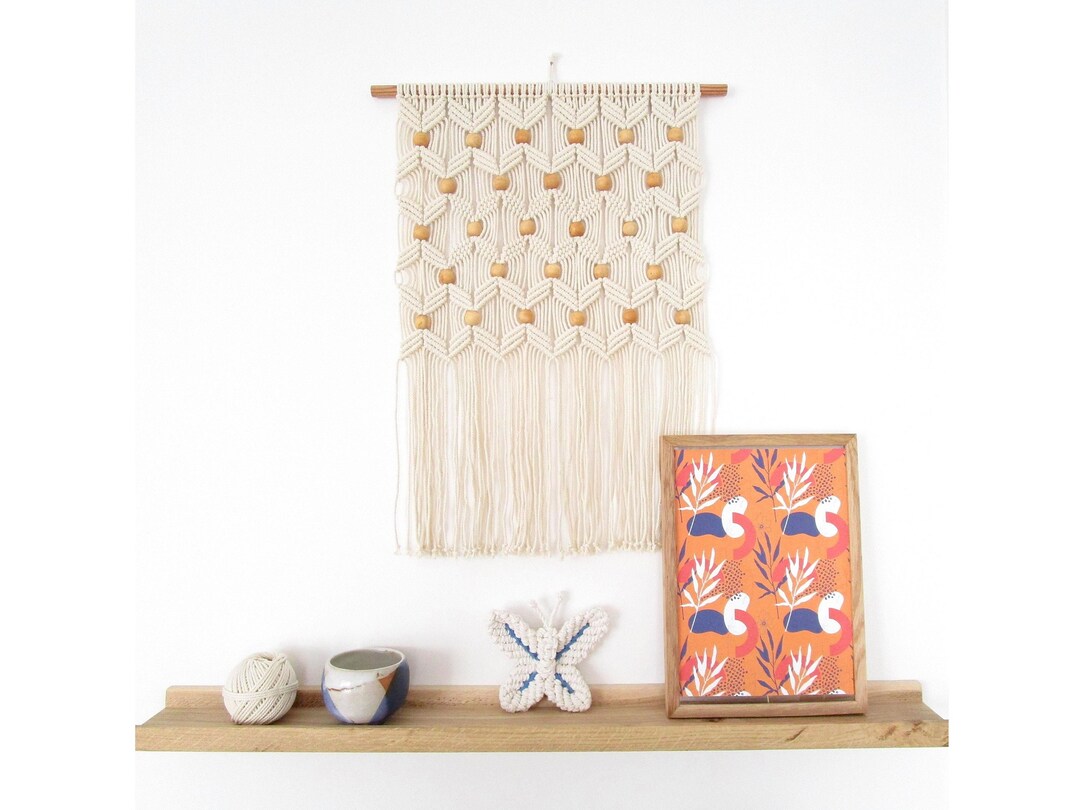 MACRAME PATTERN / Herringbone Wall Hanging / Tapestry / Wall Decor ...