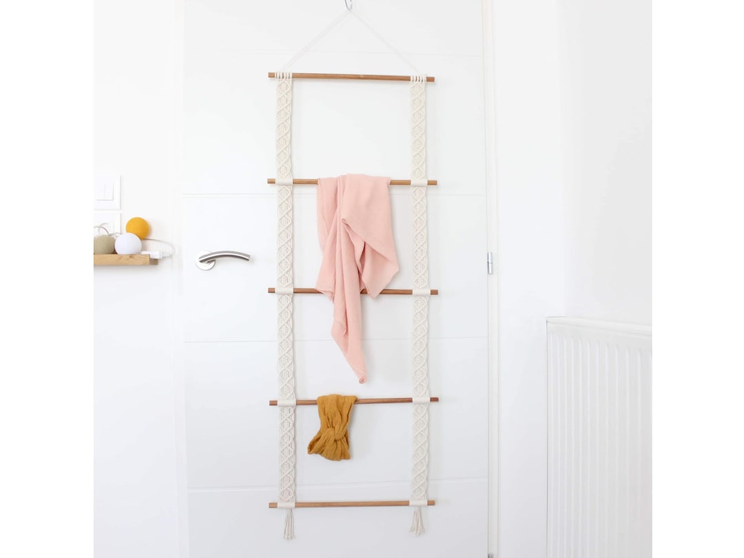 MACRAME PATTERN / Wall Ladder / Wall Hanging / DIY / Pdf / Macrame ...