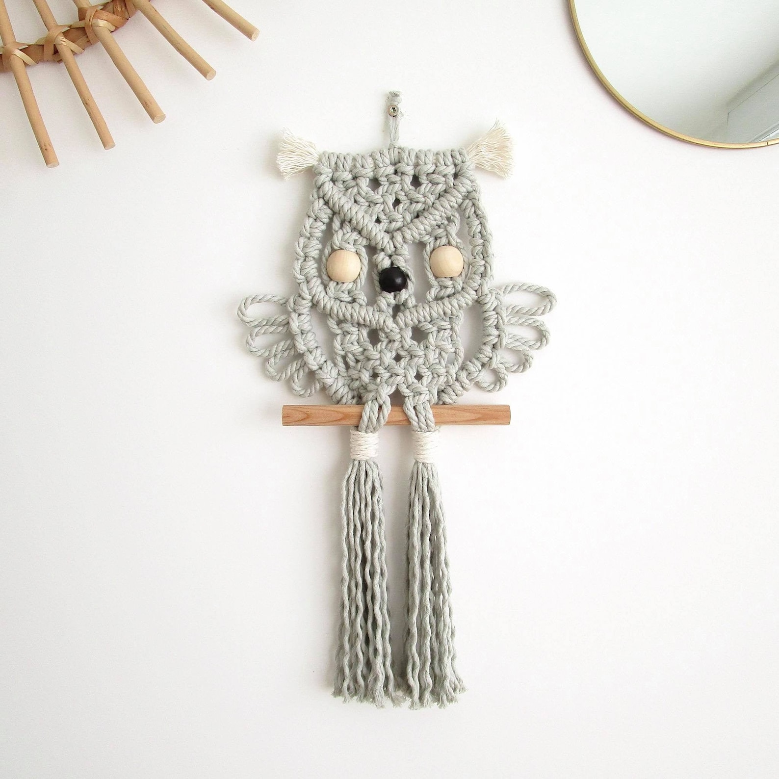 MACRAME PATTERN / Owl / Owlet / Bird / Animal / DIY Kit / Pdf | Etsy