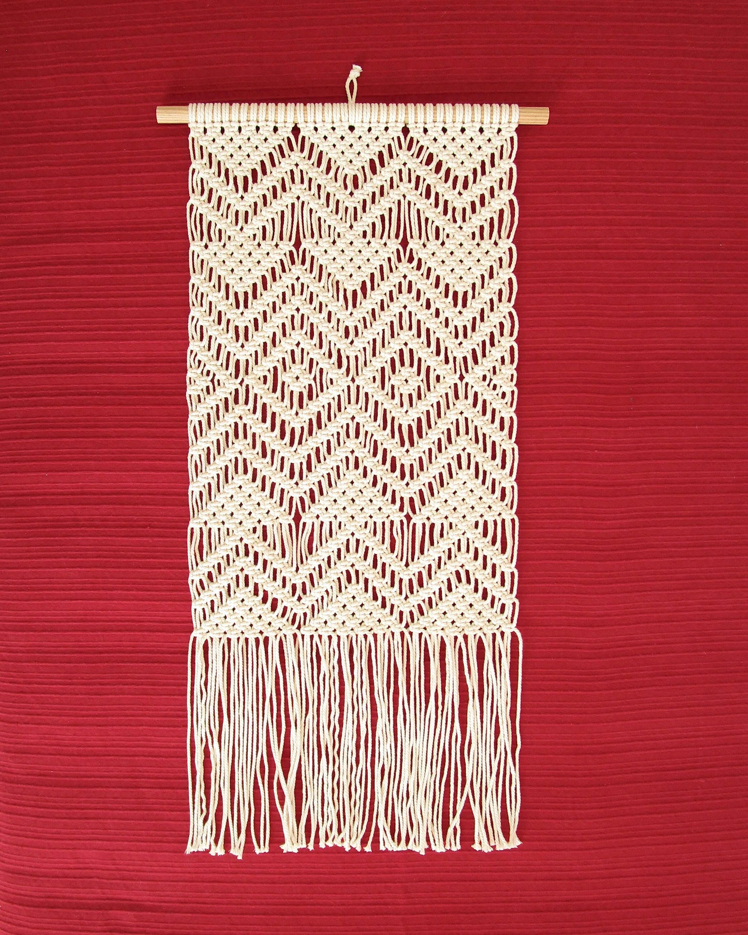 MACRAME PATTERN / Geometric Wall Hanging / Wall Decor / Tapestry / DIY ...