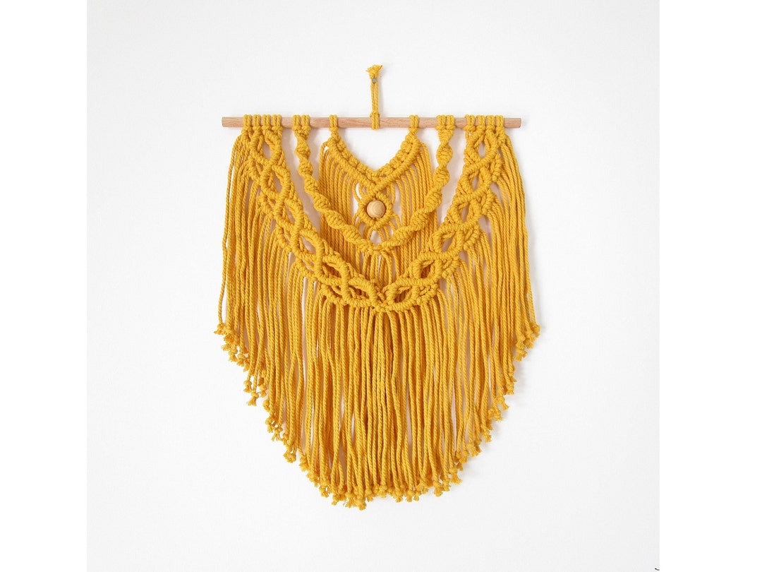MACRAME PATTERN / Small Bohemian Wall Hanging / Tapestry / DIY / Pdf ...