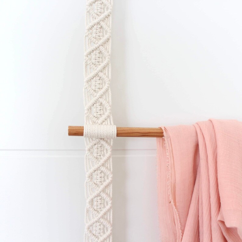 MACRAME PATTERN / Wall Ladder / Wall Hanging / DIY / Pdf / Macrame ...