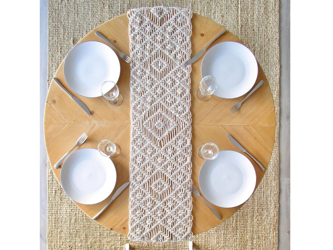 MACRAME PATTERN / Table Runner / Table Cloth / Table Cover / DIY / Pdf ...