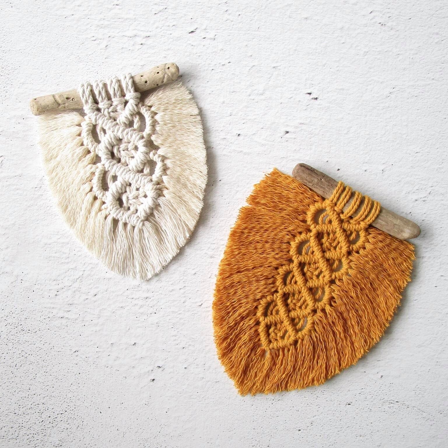 MACRAME PATTERN / Bohemian Feather / Leaf / DIY / Pdf / - Etsy