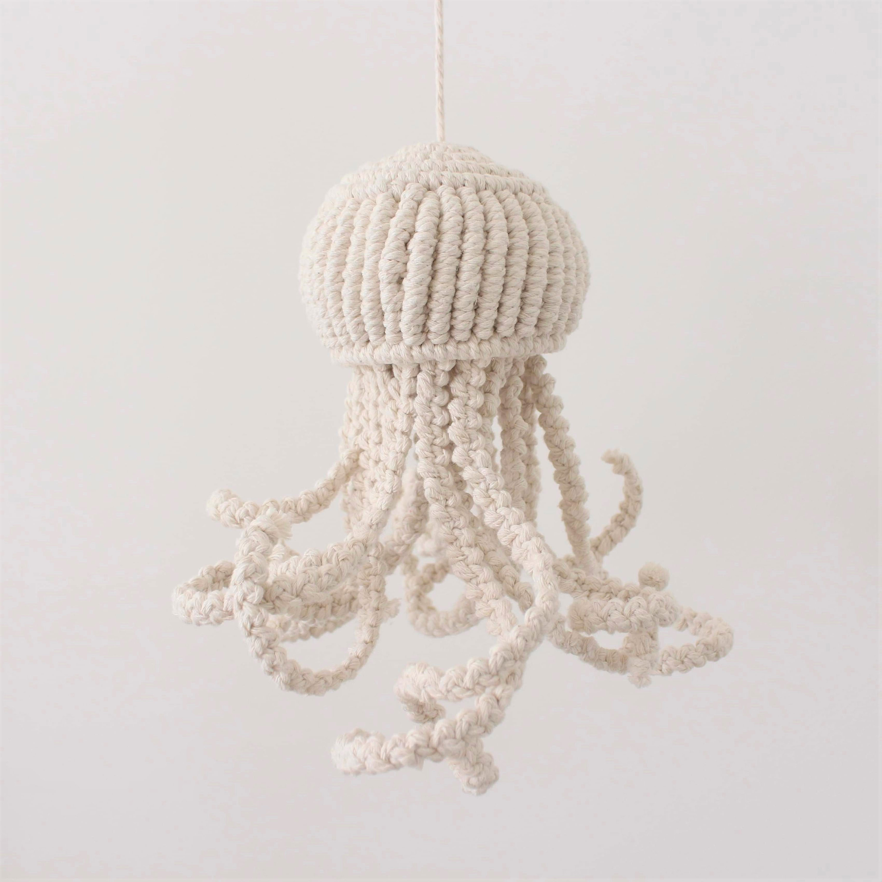 MACRAME PATTERN / 3D Jellyfish / Octopus / Animal / DIY / Pdf / Macrame ...