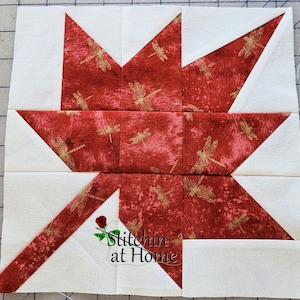 Maple Leaf Block PDF Pattern - Etsy